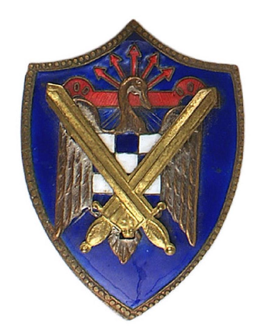 Spanish WWII SEU Blue Division shield medal