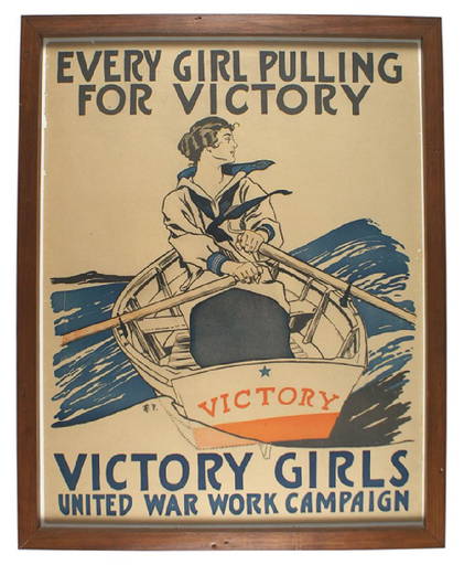 Us Wwi United War Work Poster Every Girl