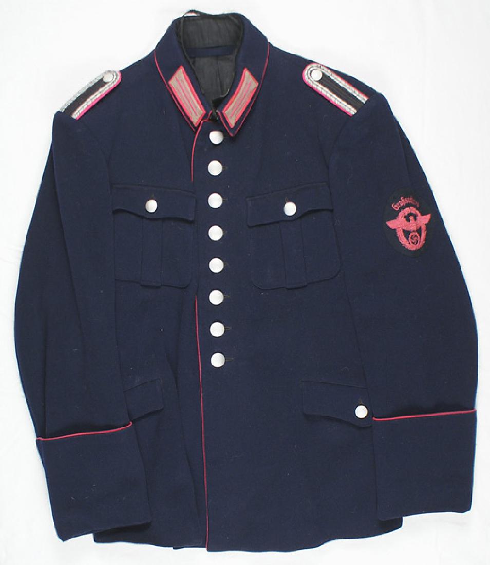German WWII Fire Police tunic