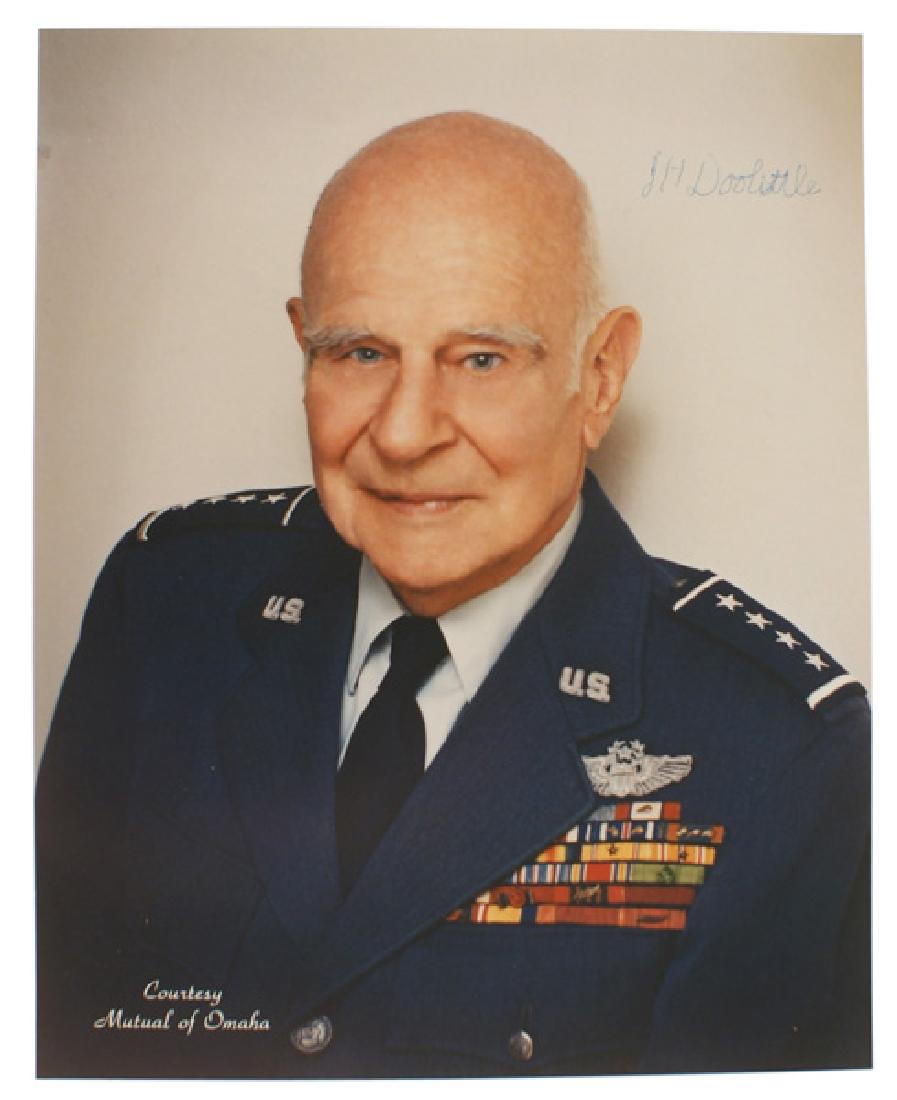 Color portrait of U.S. General James Doolittle