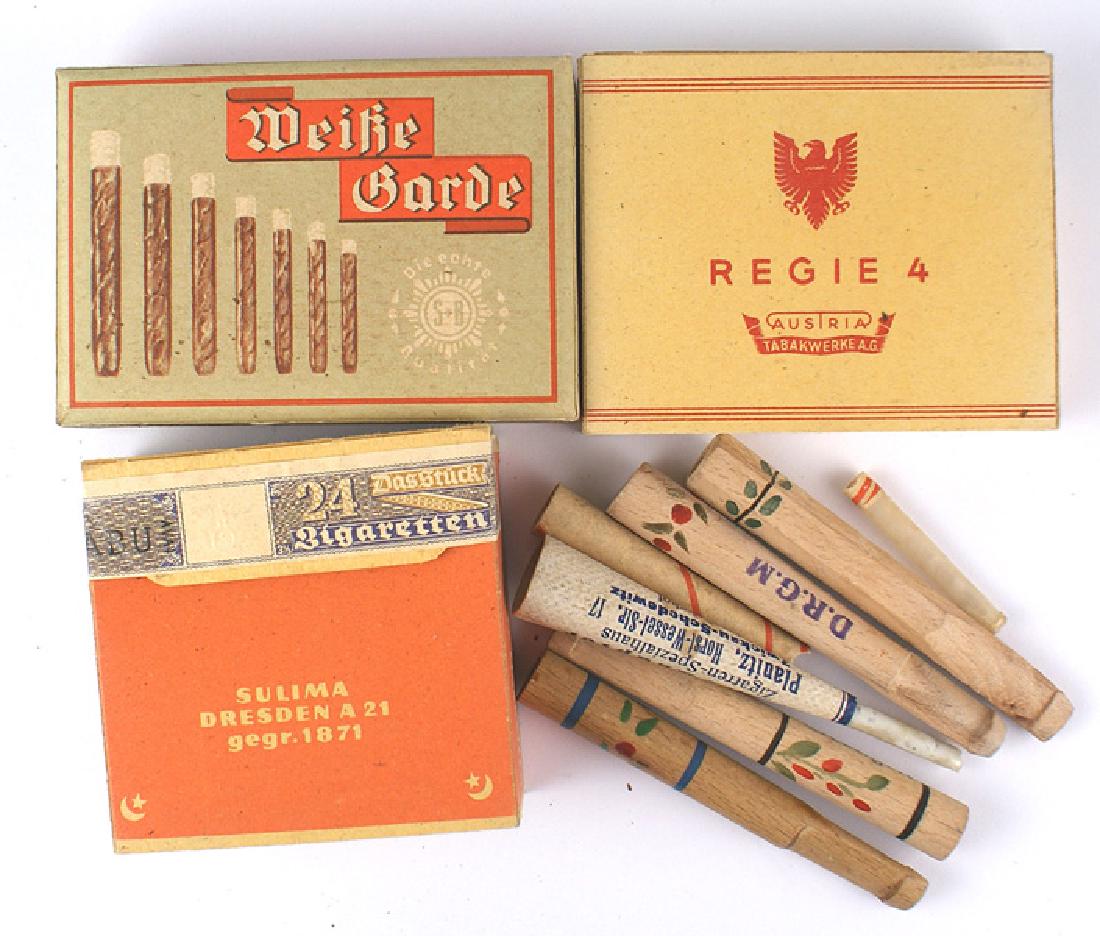 Lot of 3 German WWII military issue cigarettes cigars