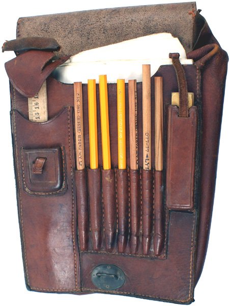 178: German WWII officer map case