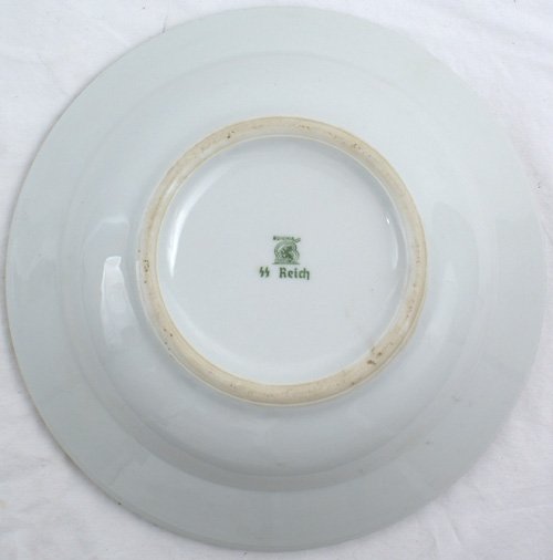 609: German WWII Waffen SS soup bowl