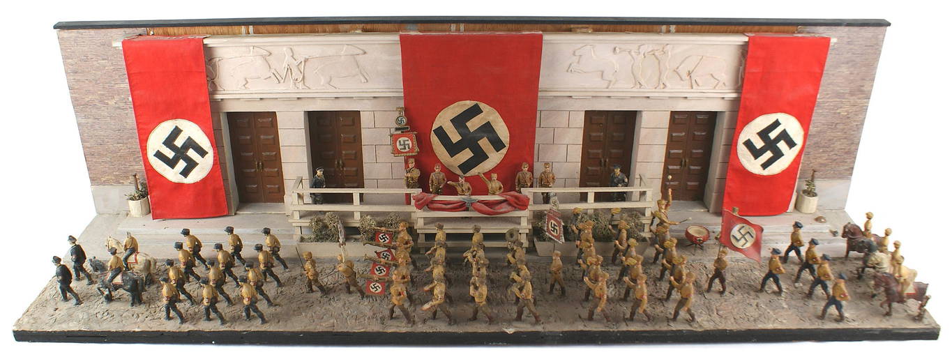Exceptional Toy Diorama Hitler Reviewingsa Ss Parade