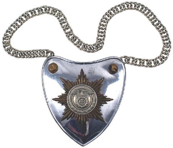 910: German WWII SA SS gorget