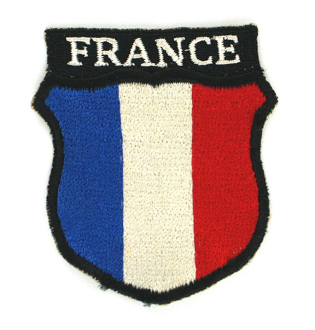 German WWII French SS Charlemagne sleeve shield | Barnebys
