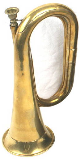 Copy Of A U.s. Civil War Era Cavalry Bugle.