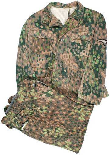 German Wwii Waffen Ss M1944 Camo Uniform