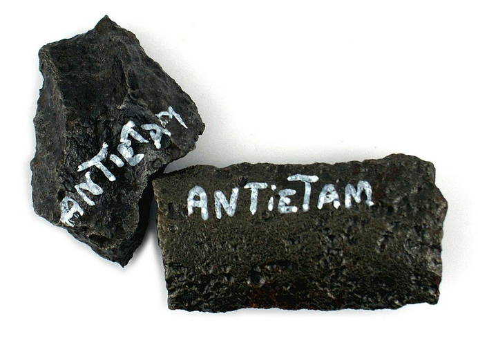 Excavated Civil War Artillery shell fragments (#0086) on Dec 17, 2022 ...