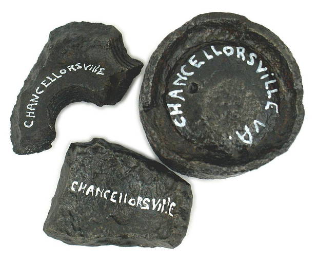 Excavated Civil War Artillery shell fragments (#0088) on Dec 17, 2022 ...