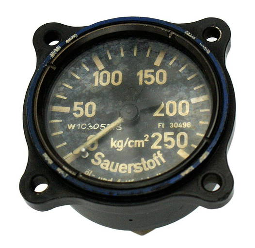 German Wwii Luftwaffe Aircraft Panel Gauge