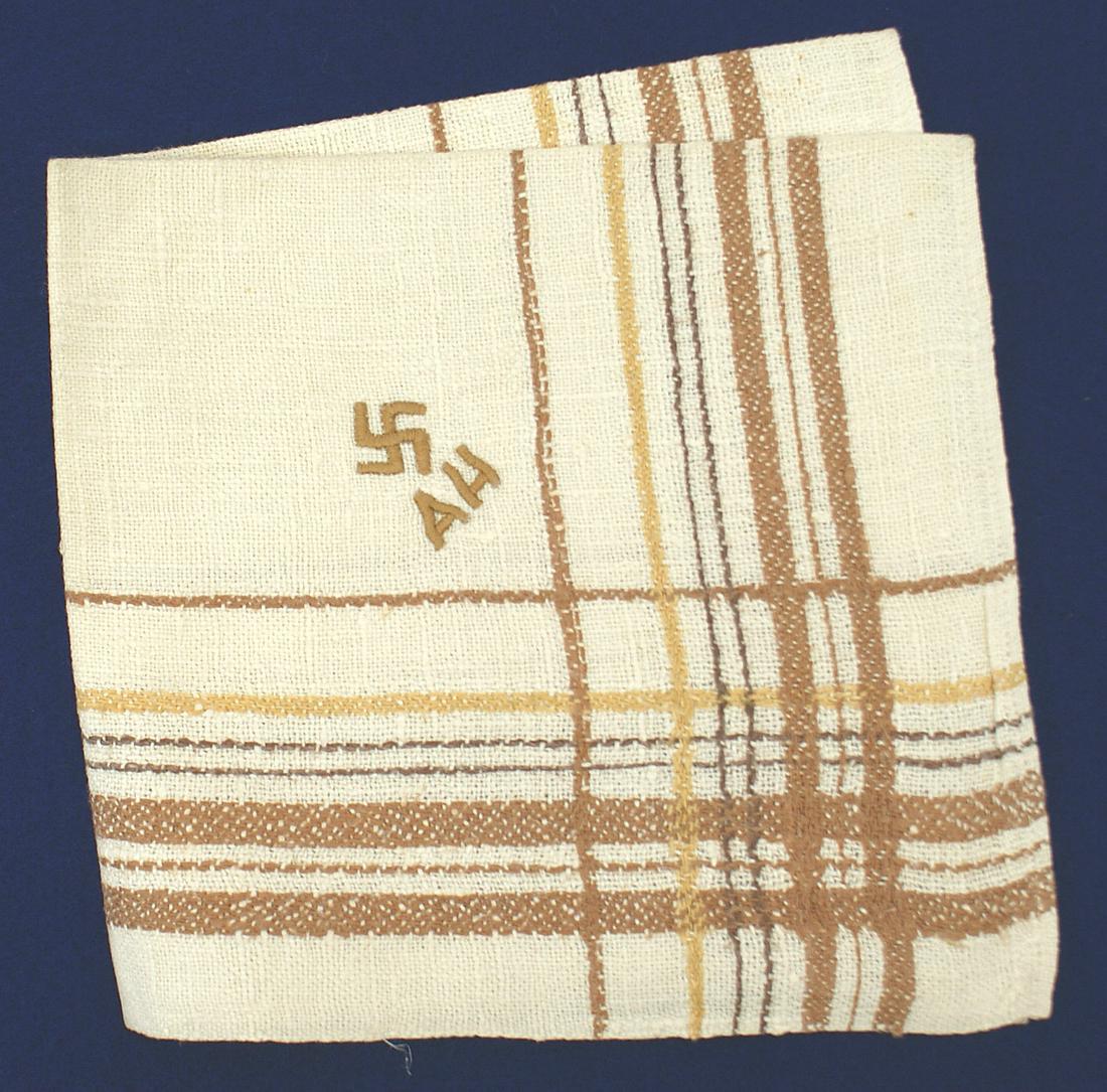 Adolf Hitler Berghof pattern plaid linen napkin (#0744) on Dec 17, 2022 ...