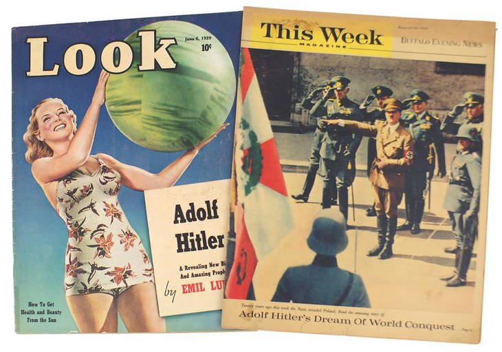 2 magazines Adolf Hitler LOOK THIS WEEK (#1040) on Dec 17, 2022 ...