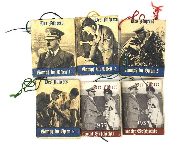 6 German Wwii Mini Photo Illustrated Booklets