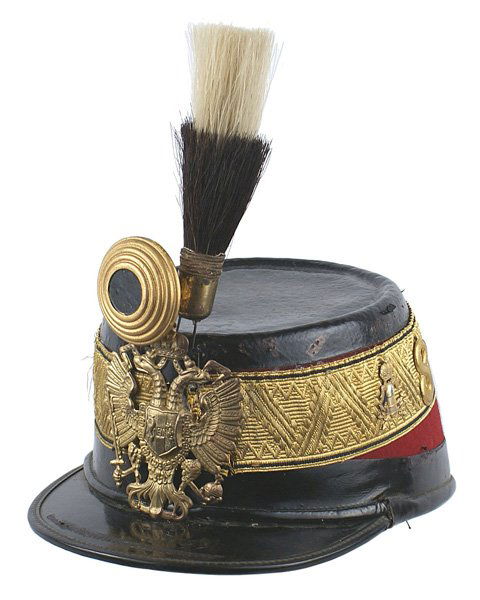 Imperial Austrian Hussar 8th Mortar Unit Shako