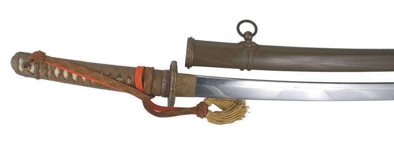 Japanese Wwii General Surrendered Sword Samurai
