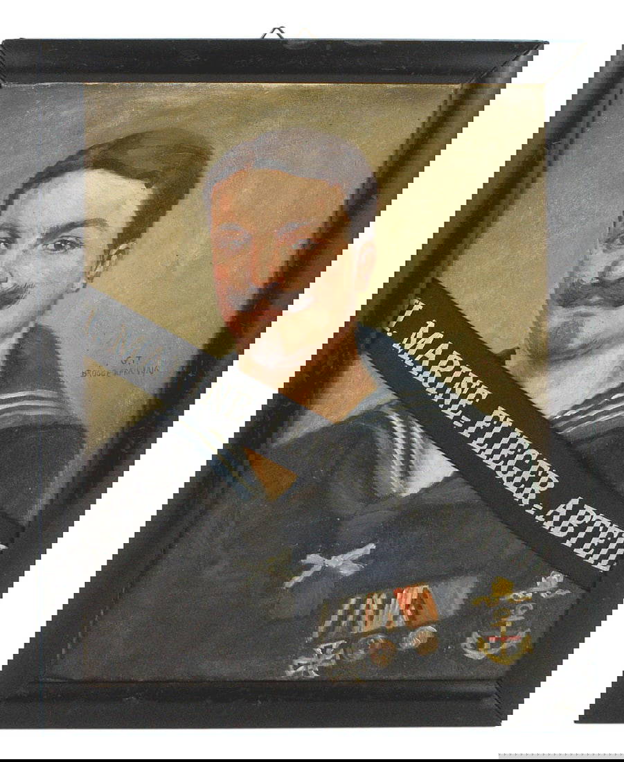 Imperial German Navy Flying Battalion Portrait Auction