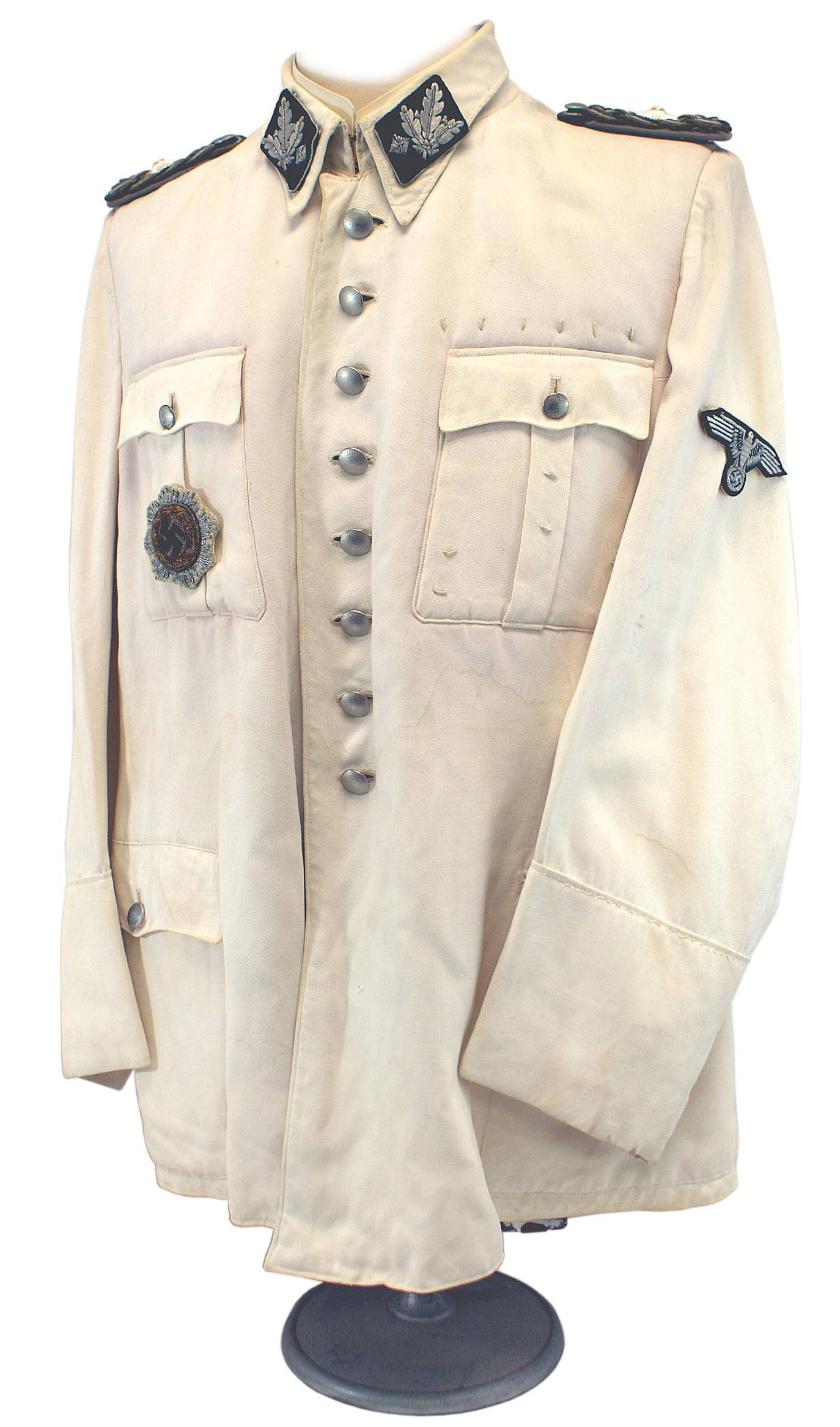 German Wwii Waffen Ss Gruppenfuhrer Tunic Auction