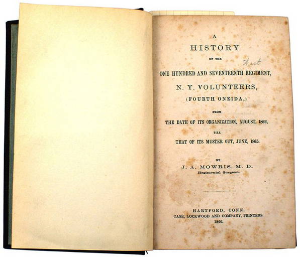 History 117th Regiment Civil War Book