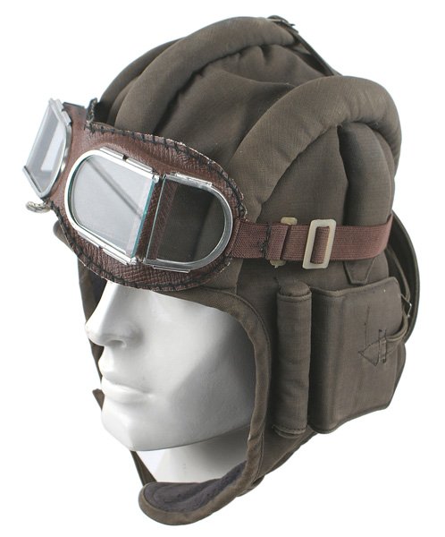 Russian WWII tanker helmet