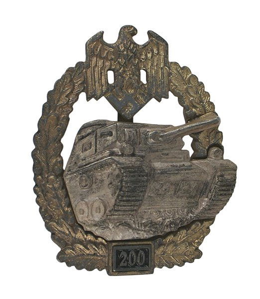 German WWII Panzer 200 Assault Badge Silver - Jun 08, 2013 | Mohawk ...