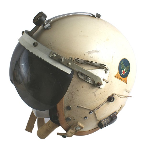 Korean War U.S. Air Force jet pilot helmet