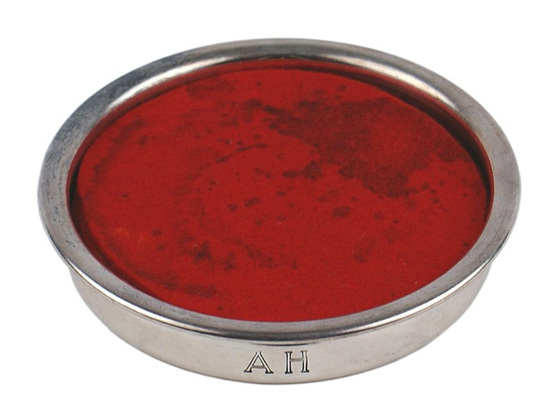 Adolf Hitler silver coaster
