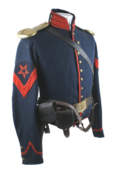 Civil War Ordnance Sergeant Cavalry shell jacket