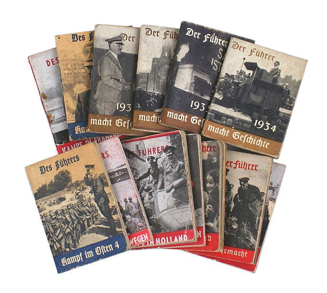 Lot German Wwii Mini Propaganda Booklets Der Fuhrer
