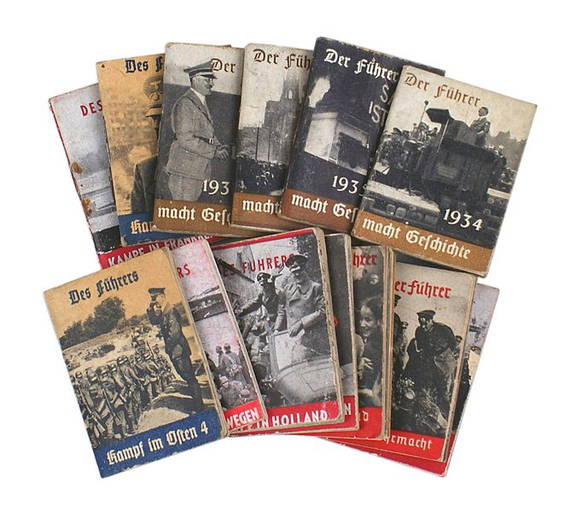 Lot German Wwii Mini Propaganda Booklets Der Fuhrer