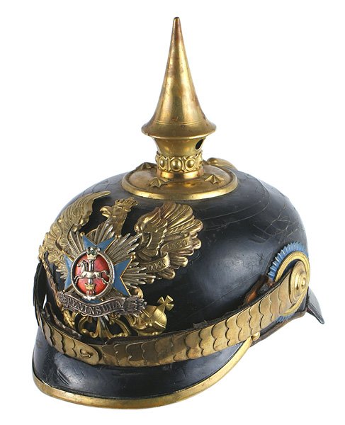 German Brunswick 92nd Infantry officer helmet