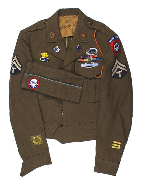 U.S. WWII 82nd Airborne Ike jacket named