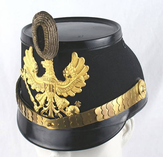 Imperial Prussian Jager Battalion Officer Shako