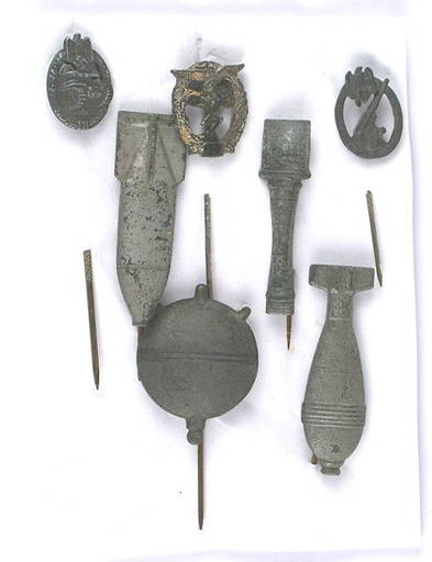 Lot of 7 German WWII stick pins Panzer - Dec 05, 2015 | Mohawk Arms Inc ...