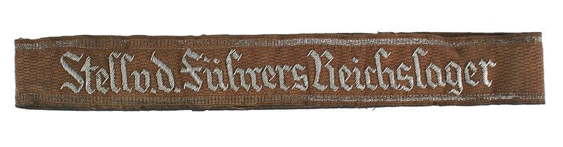 German WWII NSDAP official cufftitle