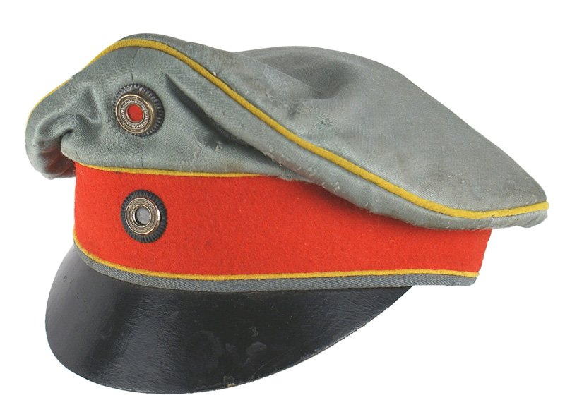 Imperial German Uhlan Garde officer peaked cap