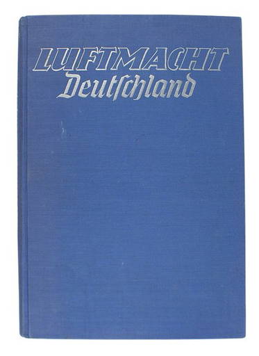 Hermann Goring Library Book Luftmacht Deutschland