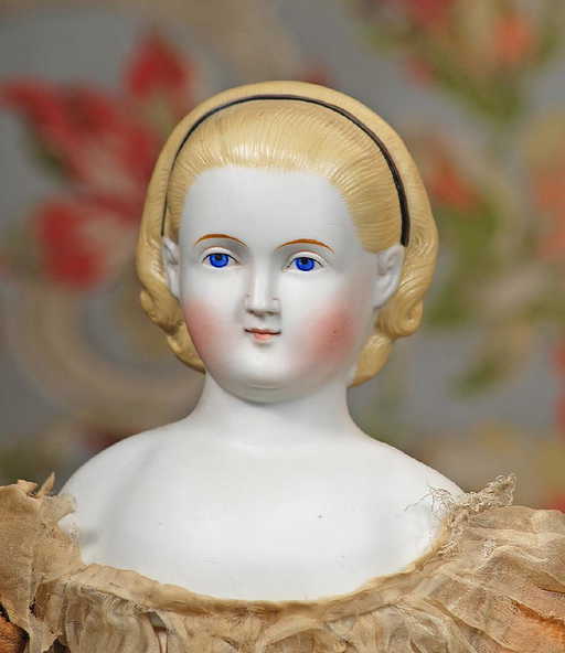German Bisque Parian Lady With Alice Hair Style 19