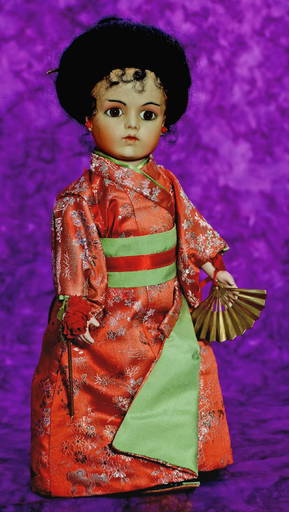 226. French Bisque Asian Bru Bebe By Lnyda & Alan Marx.