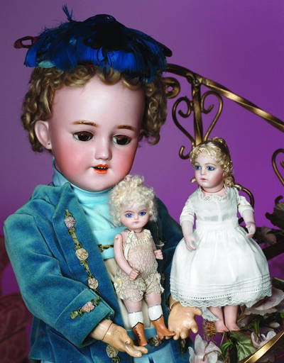 TWO MINIATURE BISQUE DOLLS BY ARTIST CATHY HANSEN. - Nov 07, 2009 ...