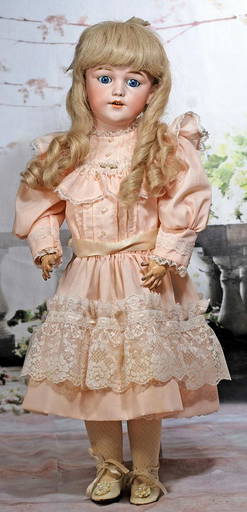 Pretty German Bisque Doll “santa” By Simon & Halbig