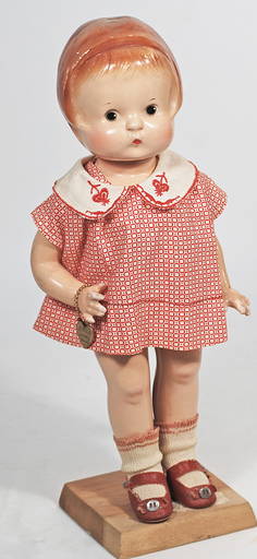 EFFANBEE COMPOSITION PATSY - Oct 11, 2021 | Frasher's Doll Auction in MO