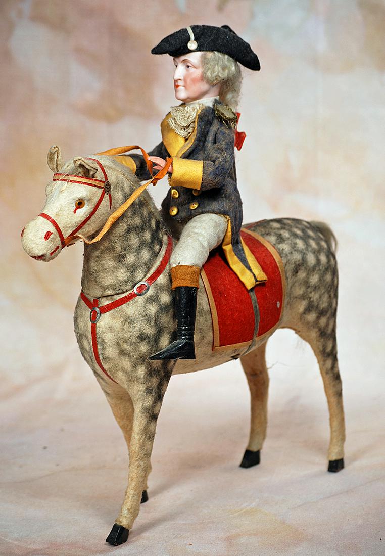 George Washington On Horse Candy Container