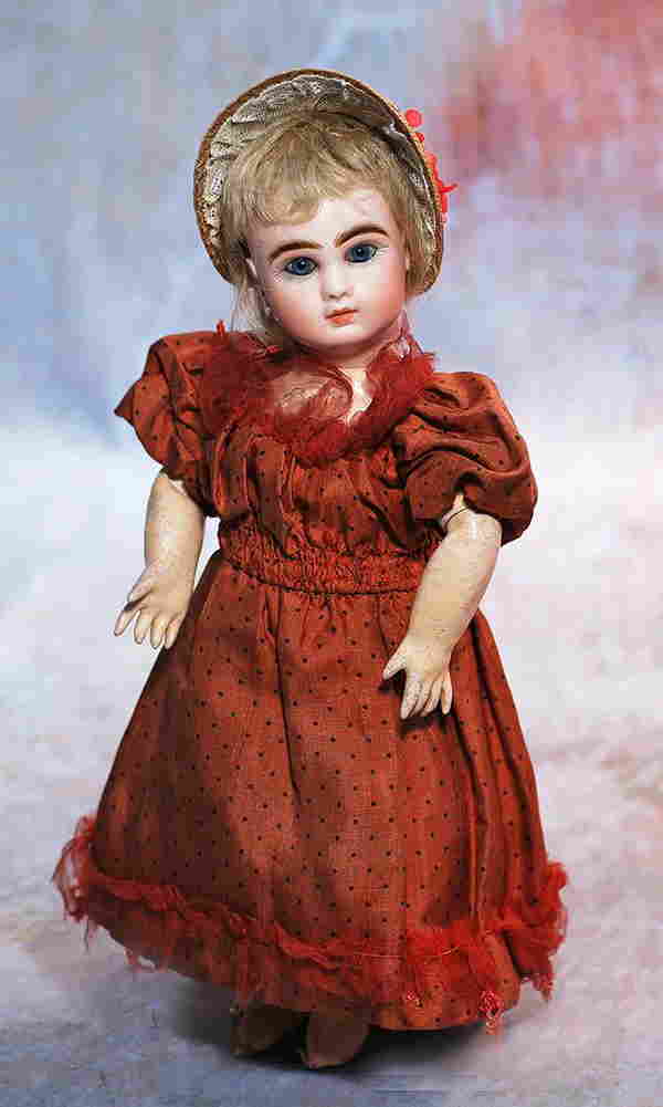 PETITE FRENCH BISQUE “FIGURE A” BEBE BY JULES STEINER - Nov 05, 2022 | Frasher's Doll Auction in MO