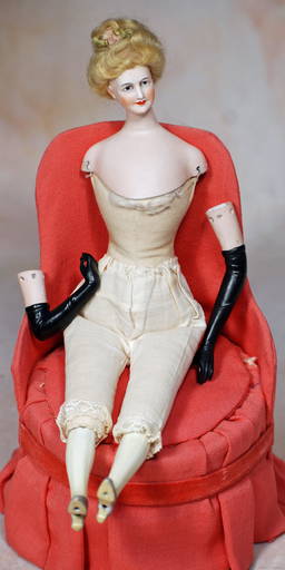 GALLUBA & HOFFMAN BISQUE LADY DOLL (#0024) on Dec 15, 2022 | Frasher's ...