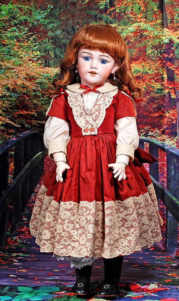 Lovely Bisque Doll, 1249 Santa, By Simon And Halbig. Marks: S & H 1249 ...