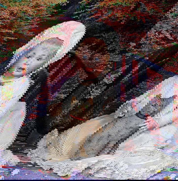 Paper Mache Kitty With Meowing Mechanism. 8 ½”. Paper Mache Kitten With ...