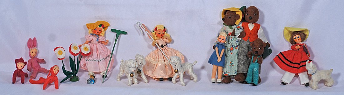 Collection Of Miniature Fairytale Baps Dolls And Baps Book Auction