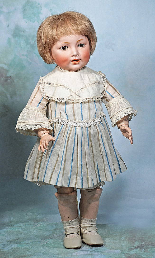 Wonderful German Bisque Character, 220, By Kestner Auction