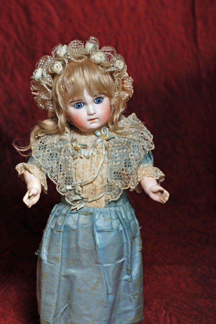 PETITE SONNEBERG BISQUE DOLL BY WILLIAM DEHLER IN